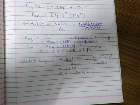 The Conductivity Of A Saturated Solution Of Baso4 Is 306 × 10 6ohm