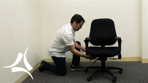 How To Adjust An Ergonomics Office Chair Youtube