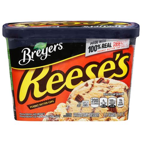 Save On Breyers Frozen Dairy Dessert Reeses Peanut Butter Cups Order