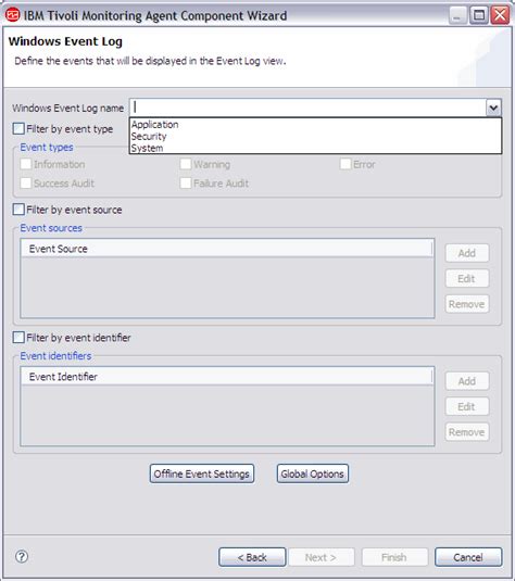 monitoring a windows event log