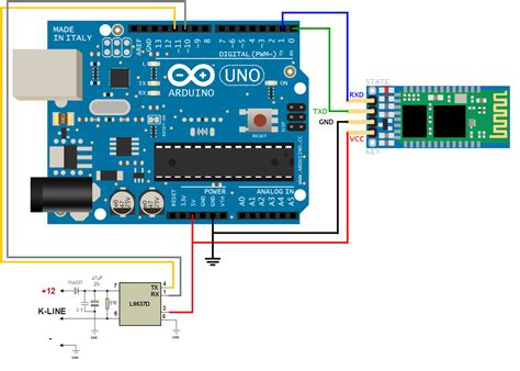 Конвертер Скоростей На Ардуино Для k line bluetooth Адаптера arduino
