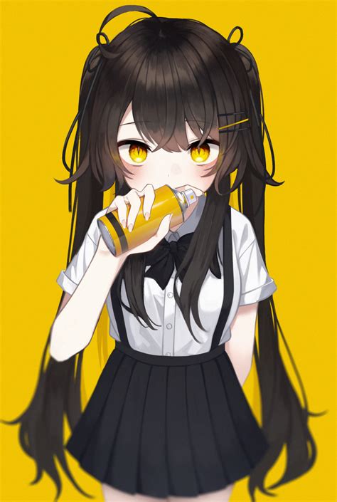 Safebooru 1girl Absurdres Arm Behind Back Bangs Black Hair Breasts