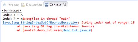 java charat method of string with 3 examples
