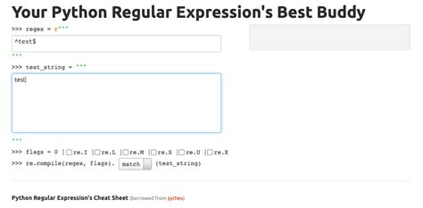 the regex does not seem to produce any output am i missing something