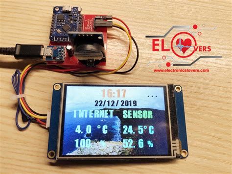 diy wireless based weather station project by using nextion lcd in 2020