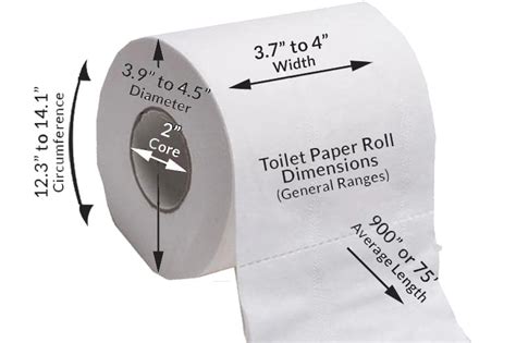 Toilet Paper Roll Dimensions Size Chart Included 45 Off