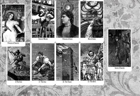 Victorian Era Tarot 78 Cards Deck Antique Vintage England Etsy