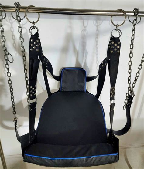 Leather Sex Sling And Swing Bdsm Bondage Critical Role Etsy