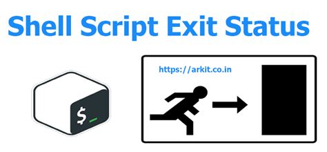 shell scripting exit status shell scripting return codes arkit