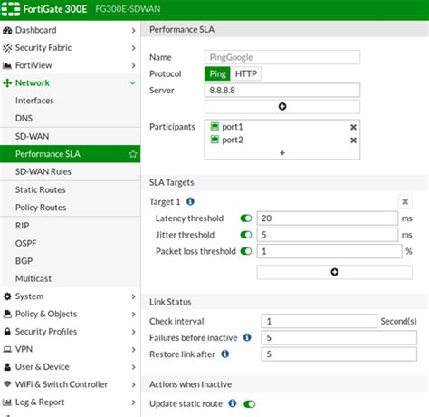 technical tip configure fortigate sd wan with an fortinet community