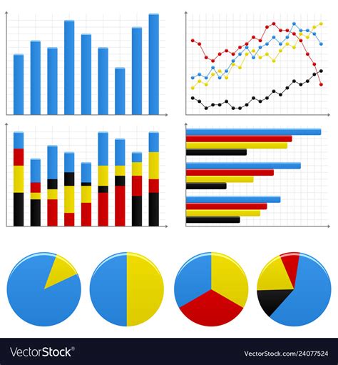 pie charts bar charts and line graphs vrogue