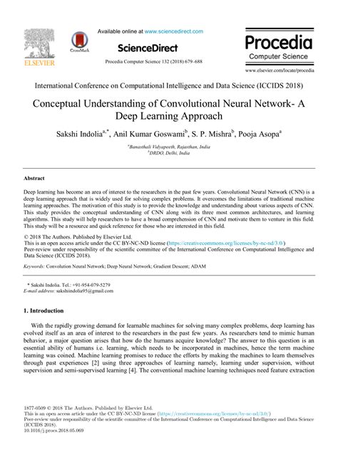 pdf conceptual understanding of convolutional neural