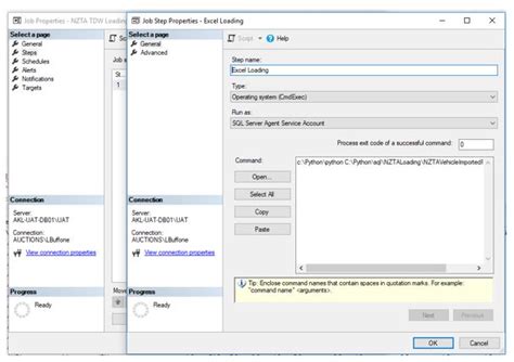 loading excel spreadsheet loading via python database