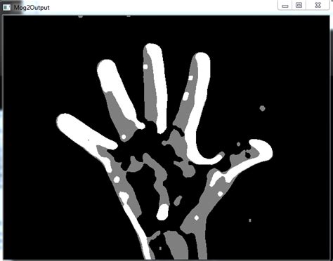 image processing background subtraction for hand recognition in