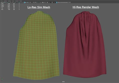 unreal cloth and hair simulation