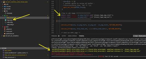 how to embed binary files into esp32 firmware development platforms