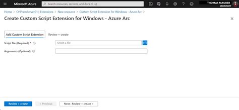 how to run custom scripts on azure arc enabled servers