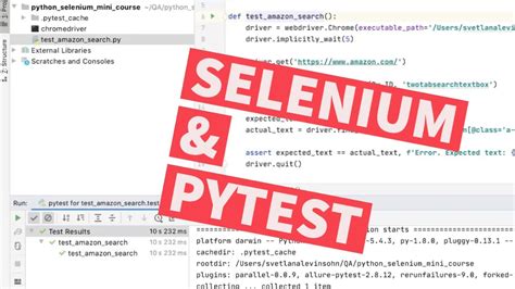 qa automation pytest and selenium youtube