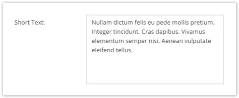 text types pimcore