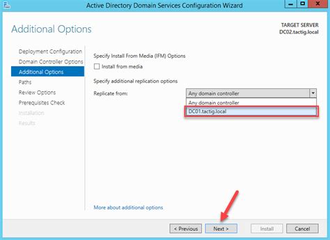 add additional domain controller to existing domain step by step tactig