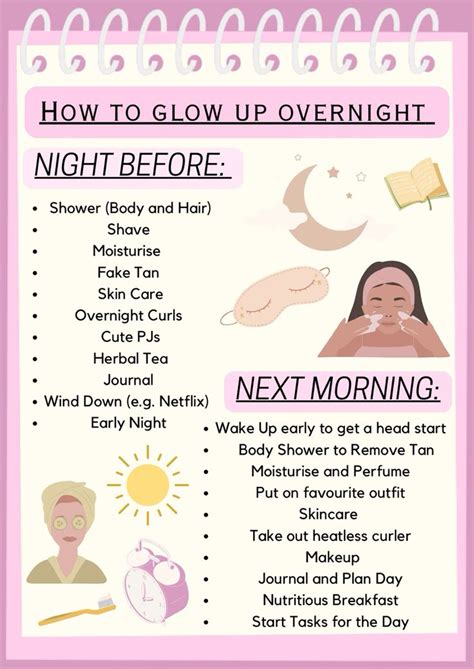 How To Glow Up Overnight 🫧 In 2024 Skin Care Routine Night Skin Care