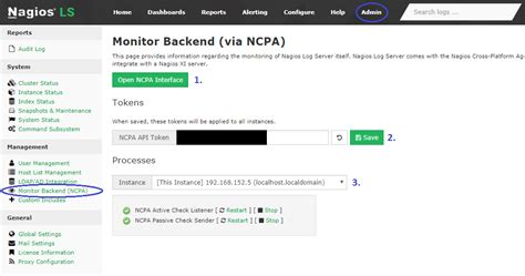nagios log server monitoring using ncpa nagios xi