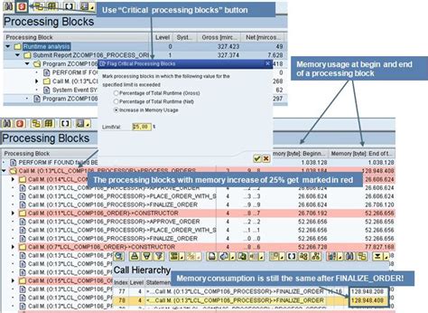 next generation abap runtime analysis sat how to analyze memory