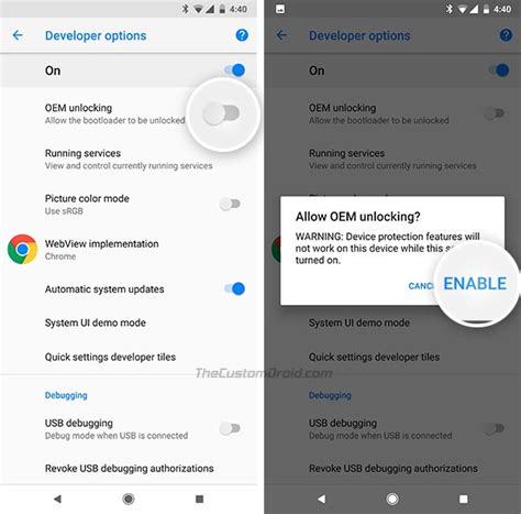how to enable oem unlocking on android [oem unlock]