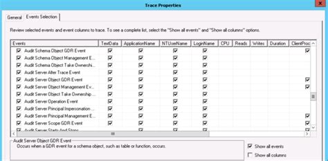 troubleshoot sql security error ring buffer recorded