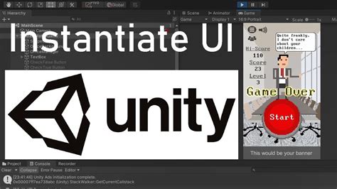 instantiate ui game objects and move them in unity may 2022 youtube