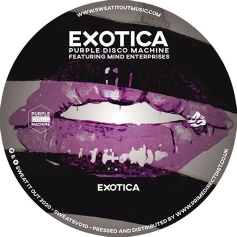 Purple Disco Machine Exotica Feat Mind Enterprises