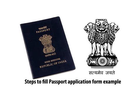 Steps To Fill Passport Application Form Example Passport Info