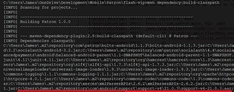 java drawerlayout not found in android maven project at