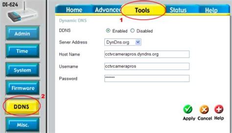 d link router setup dynamic dns