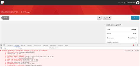 exm cannot read property initialize of undefined sitecore stack