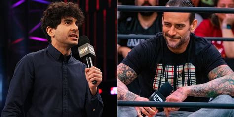 Cm Punk Meets With Tony Khan To Determine The Future In Aew Possible