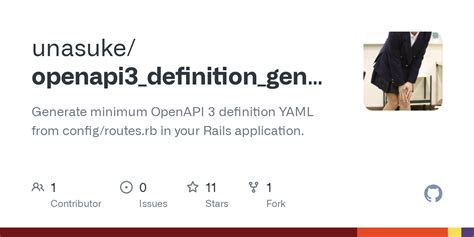 github unasuke openapi3 definition generator rails generate minimum