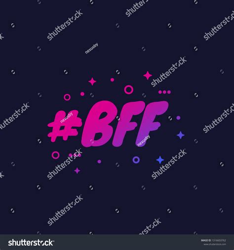 Bff Best Friends Forever Vector Graphic Vector De Stock Libre De
