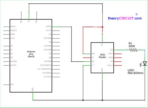 rfid arduino schematics theorycircuit do it yourself electronics