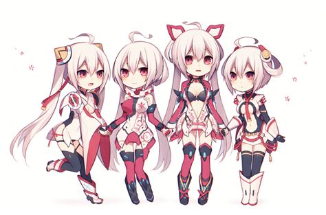 matoi innocent cluster mikoto cluster edea cluster and innocent one