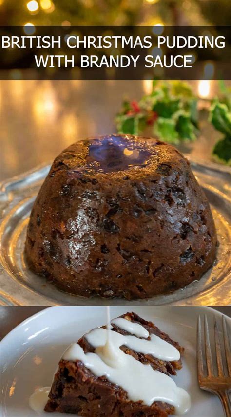 British Christmas Pudding With Brandy Sauce Culinary Ginger