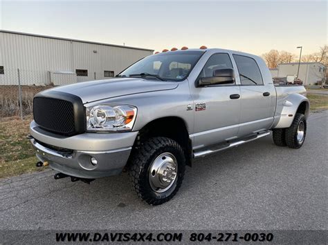 2007 Dodge Ram 3500 Hd 4x4 5 9 Cummins Turbo Diesel Slt Mega Cab Short