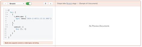 mongodb why does mongo compass give me the error add