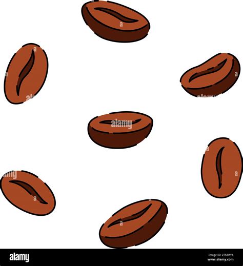 Coffee Beans Pile Robusta Arabica Cappuccino Mocha Espresso Latte