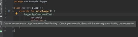 unit testing android inject test dependencies with dagger missing or