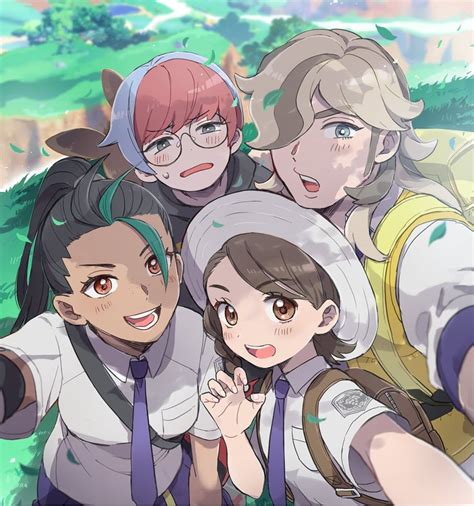 Juliana Nemona Arven And Penny Pokemon And 1 More Drawn By