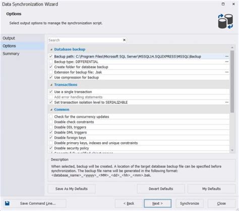 how do i compare and synchronize two databases in microsoft sql server