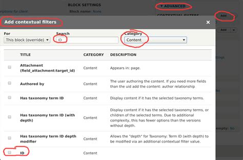 adding a node id contextual filter web3us llc