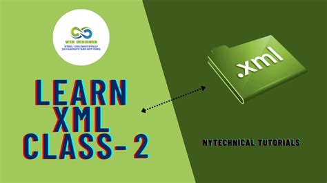 how to create data in xml tutorial for beginner class 2 learn xml