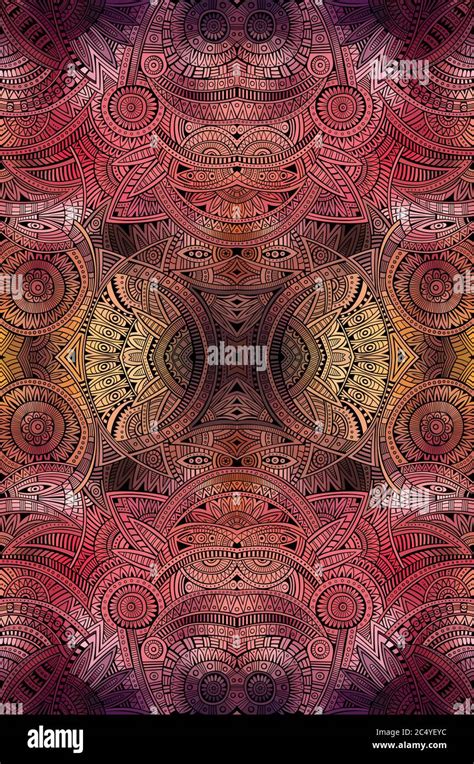 Abstract Vector Tribal Ethnic Background Stock Vector Image And Art Alamy